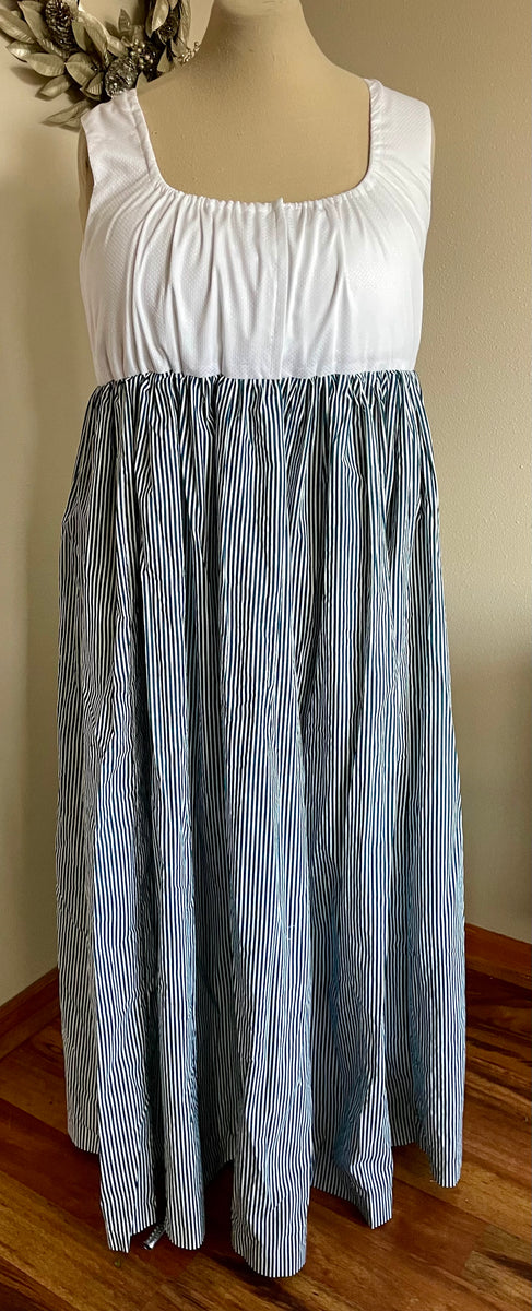 RESERVED Gown Regency Jane Austen Day Dress AND ALTERATION – Matti's ...