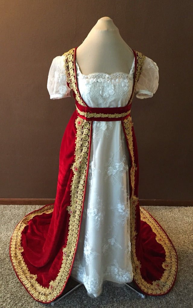 CUSTOM Regency Jane Austen Open Robe Over Dress Gown Pelisse – Matti's ...